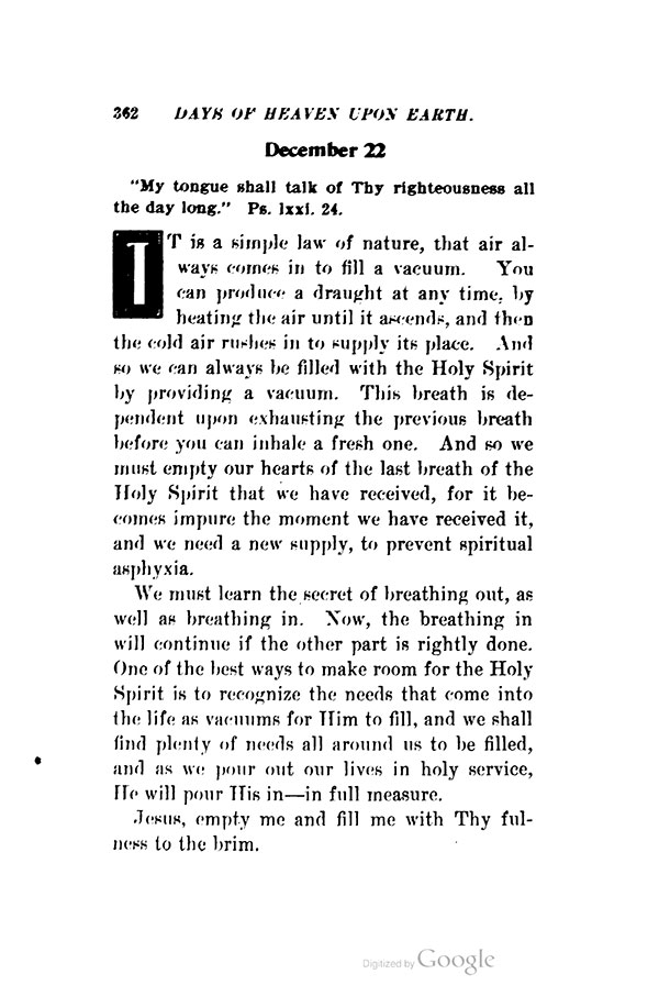 Let the Holy Spirit fill our spiritual vacuum | Devotional | Christian ...